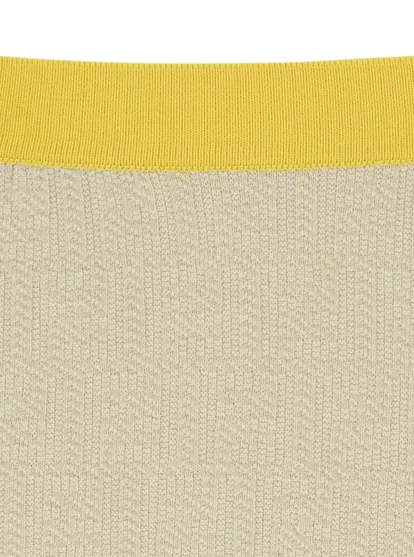 Fendi Color Block Ff Skirt