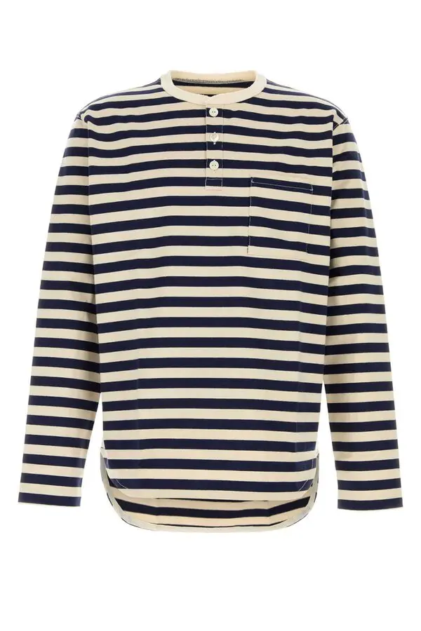 Junya Watanabe Embroidered Cotton Oversize T-shirt - Multicolor