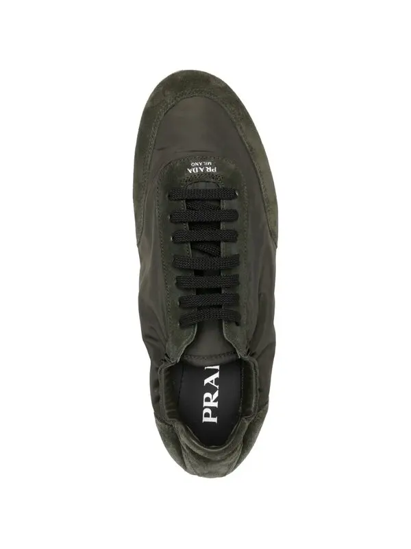 Prada Collapse Re-nylon And Suede Sneakers - Multicolor