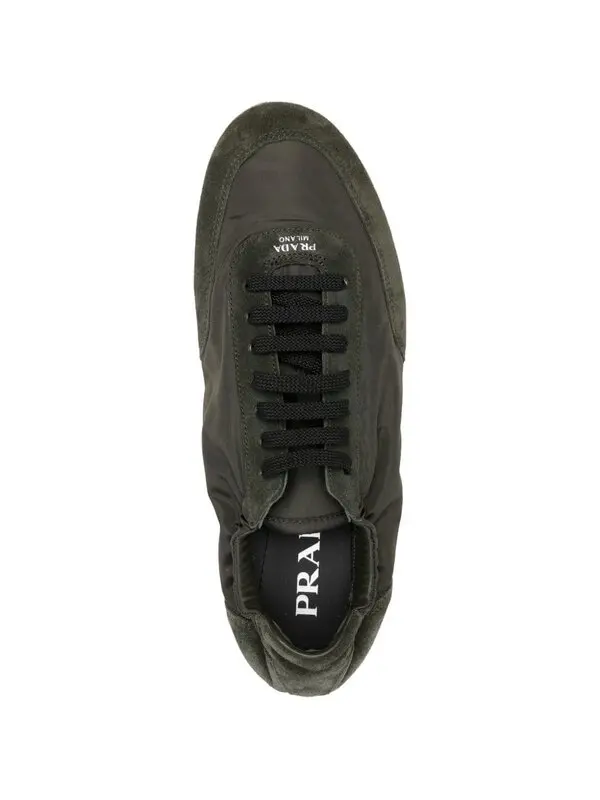 Prada Re-nylon And Suede Sneakers - Multicolor