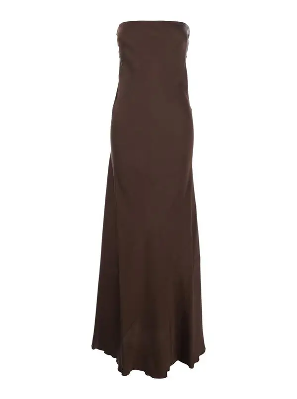 FORTE_FORTE Viscose Blend Column Dress - Multicolor