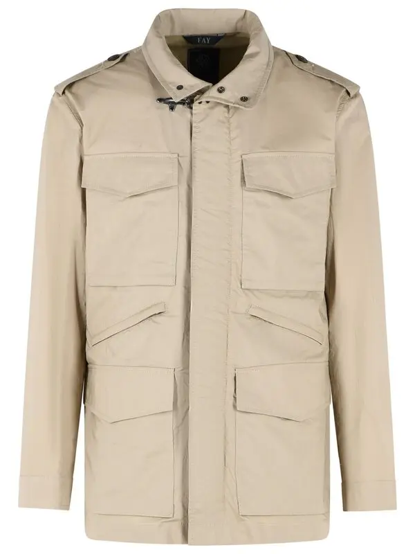 FAY Field' Beige Cotton Poplin Jacket