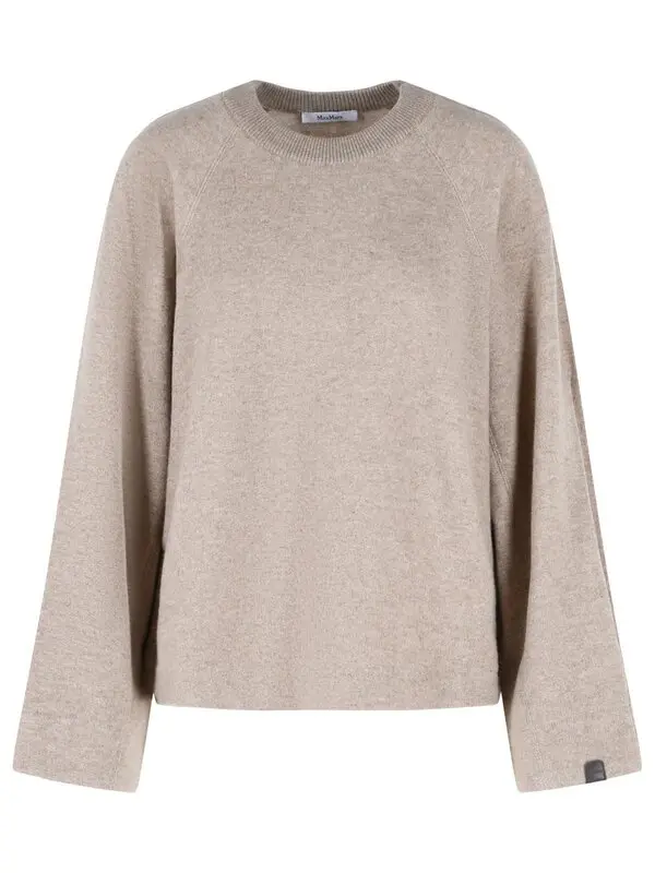 Max Mara Aere Cashmere And Virgin Wool Sweatshirt - Cream