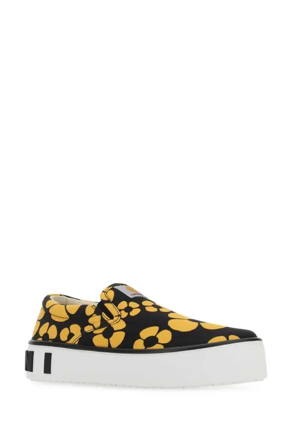 Marni Printed Canvas Slip Ons