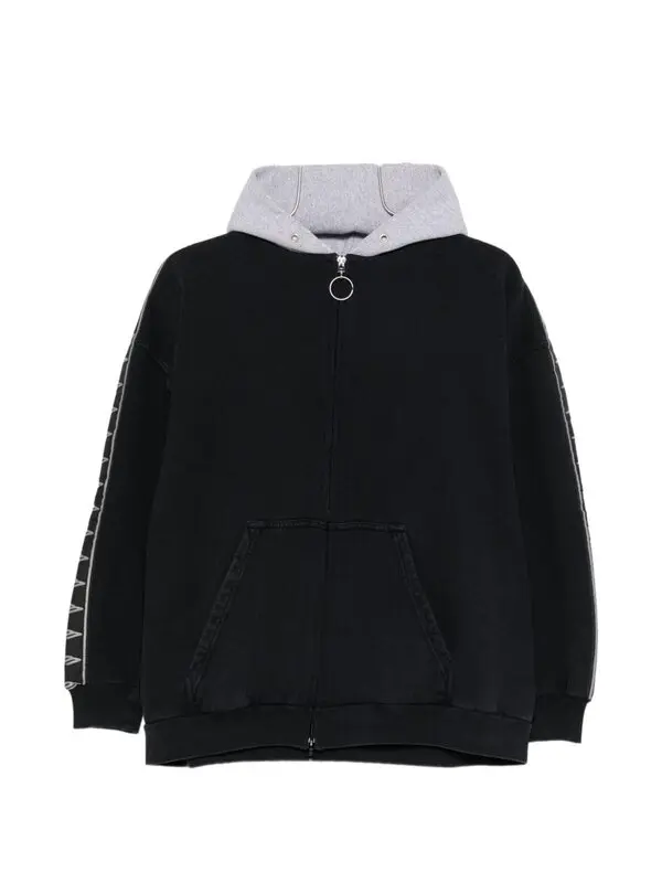 Balenciaga Cotton Hooded Sweatshirt - Multicolor