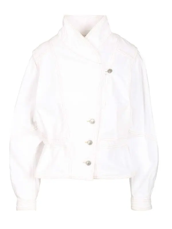 Isabel Marant Étoile Denim Jacket - White