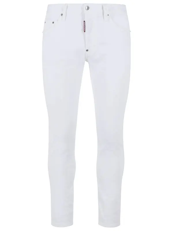 Dsquared2 Cotton Denim Jeans - White