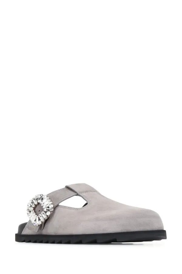 ROGER VIVIER Slidy Viv Closed T-strap Mule