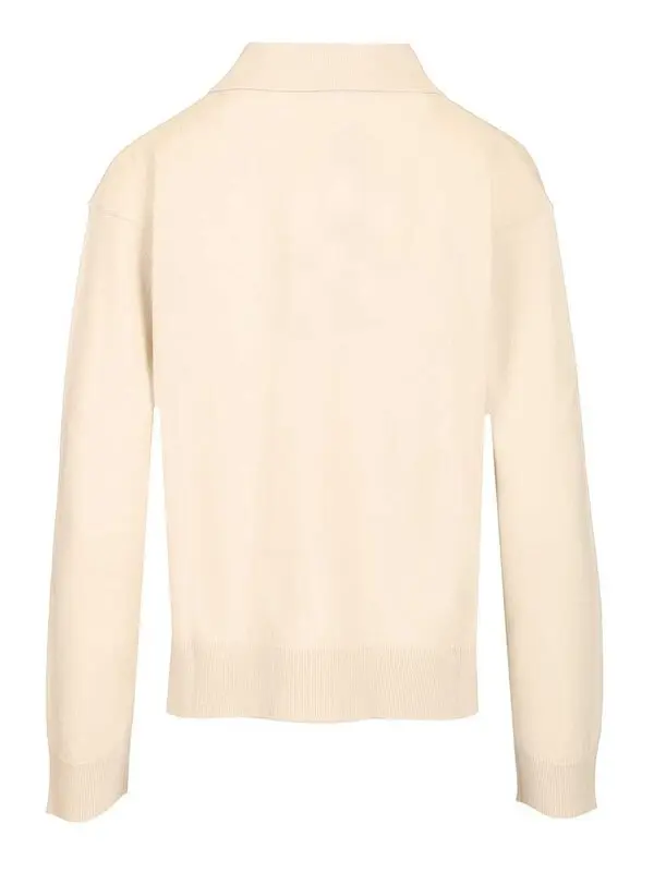 Max Mara Frisia Wool Polo Shirt - Cream