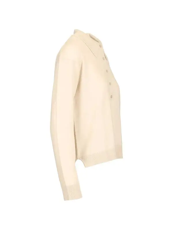 Max Mara Frisia Wool Polo Shirt - Cream