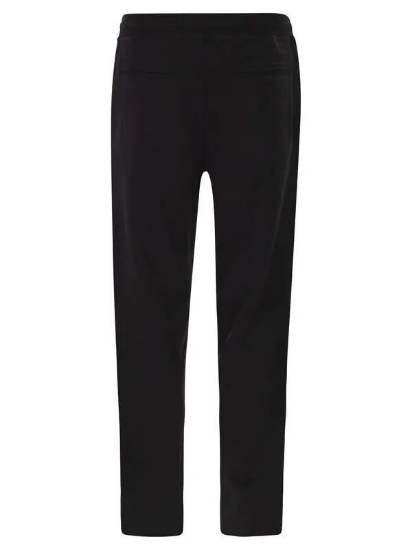 Brunello Cucinelli Techno Cotton Fleece Trousers - Black