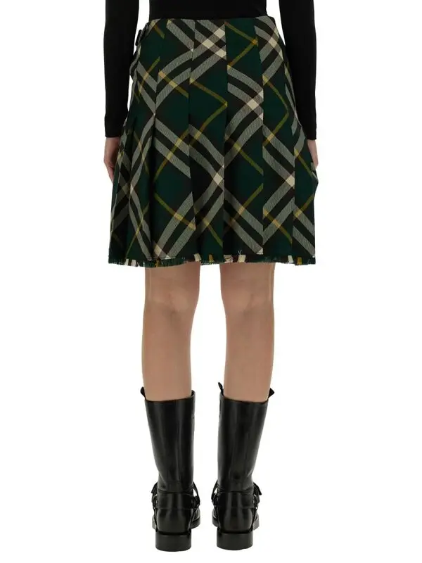 Burberry Wool Mini Skirt