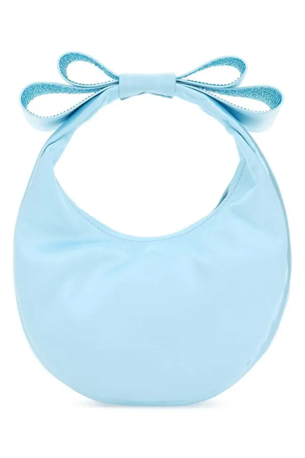 Mach & Mach Satin Small Cadeau Handbag - Blue
