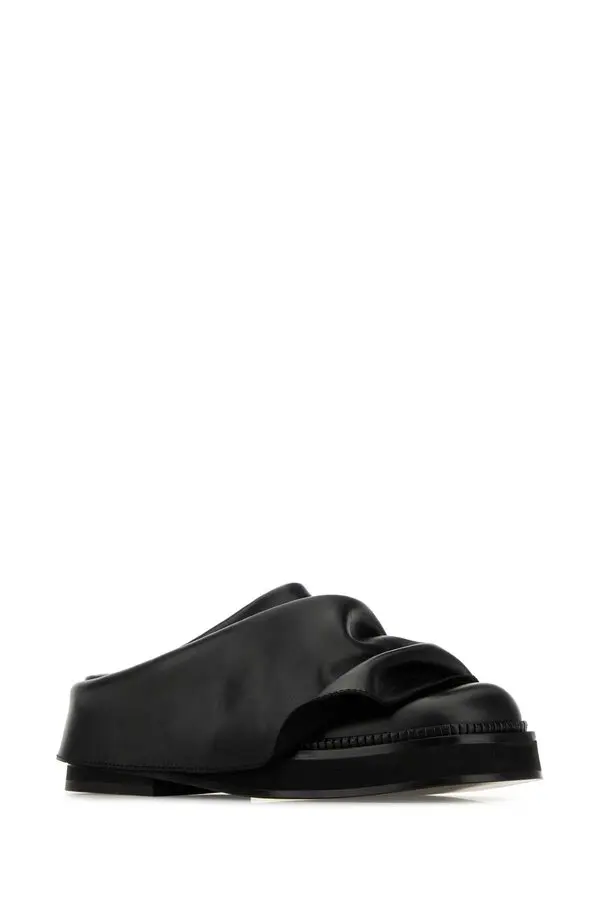 Attico Leather Mini Robin Slippers