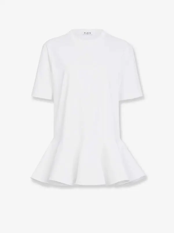Alaïa Crinoline Cotton Jersey T-shirt - Multicolor