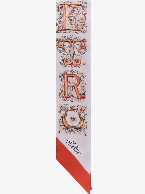 Etro Silk Bandeau With Paisley Print - Multicolor