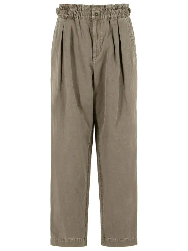 Isabel Marant Étoile Cotton And Linen Pants - Brown
