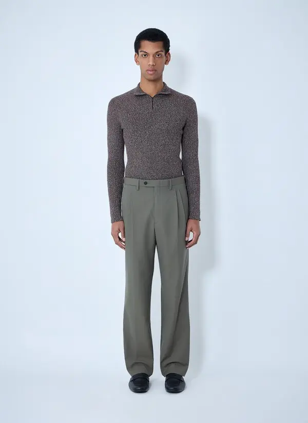 Prada High Neck Zip Sweater