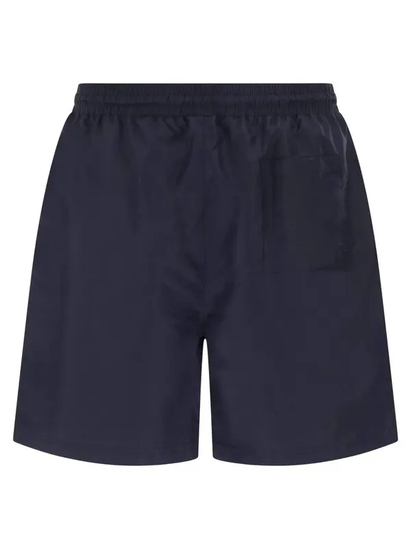 Brunello Cucinelli Swimming Costume With Elastic And Drawstring - Blue