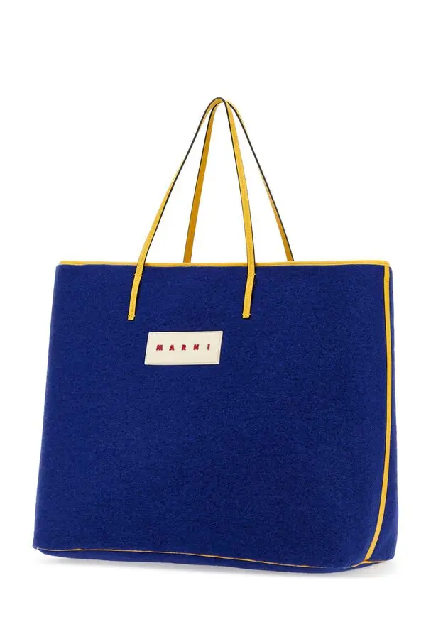 Marni Felt Medium Janus Shopping Bag