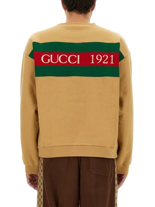 Gucci Sweatshirt With Web Ribbon
