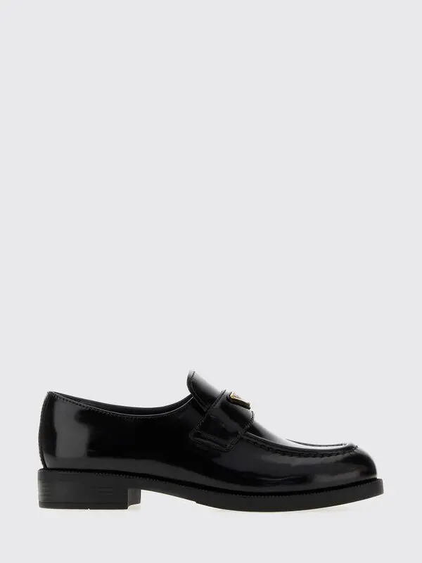 Prada Leather Loafers - Black