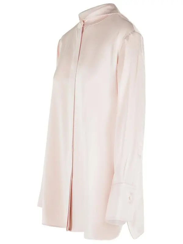 JIL SANDER Acetate And Viscose Shirt - Pink