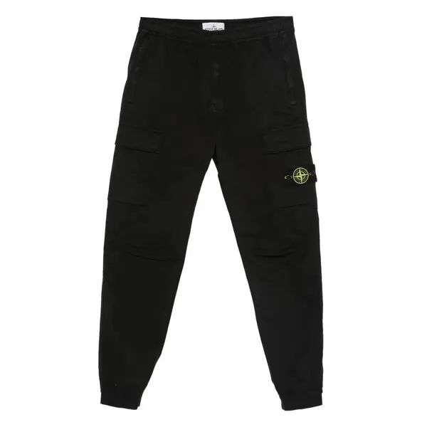 Stone Island Trousers Tapered Trousers - Black