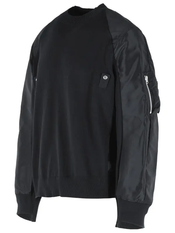 Sacai Cotton Blend Sweater