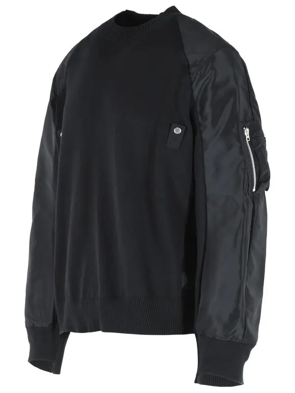 Sacai Cotton Blend Sweater