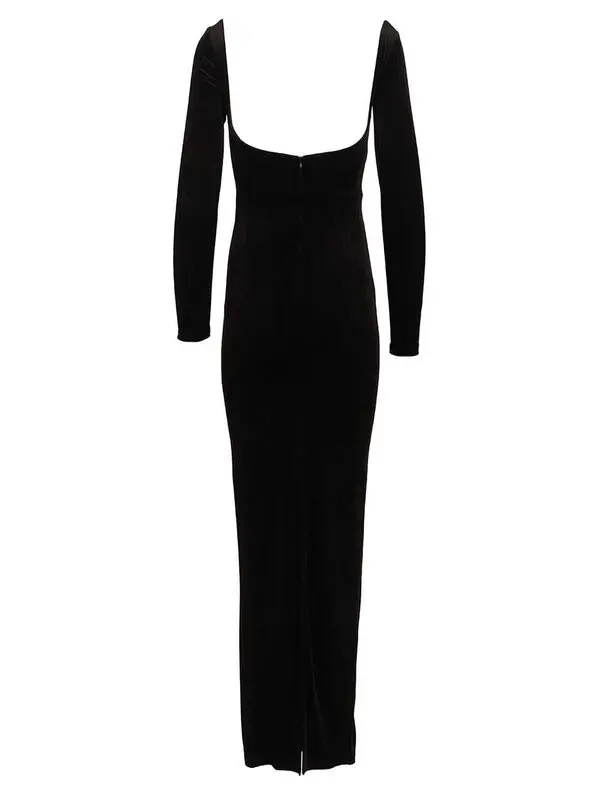 Balenciaga Off-the-shoulder Maxi Dress