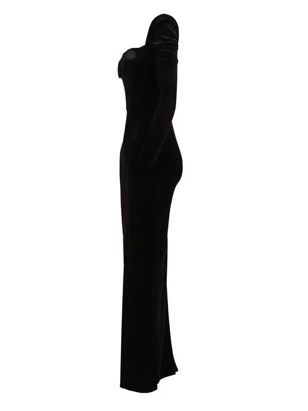 Balenciaga Off-the-shoulder Maxi Dress