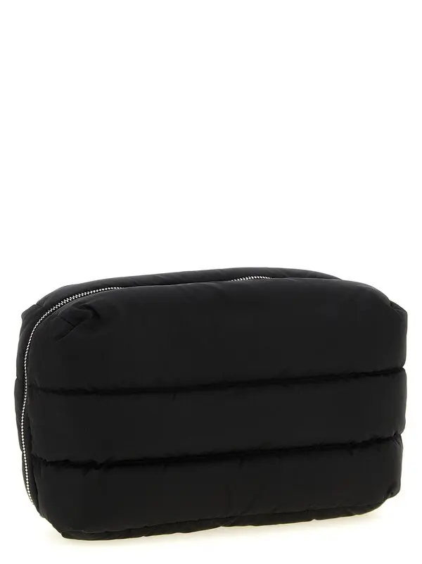 Moncler Caradoc Padded Quilted Nylon Beauty Case - Black
