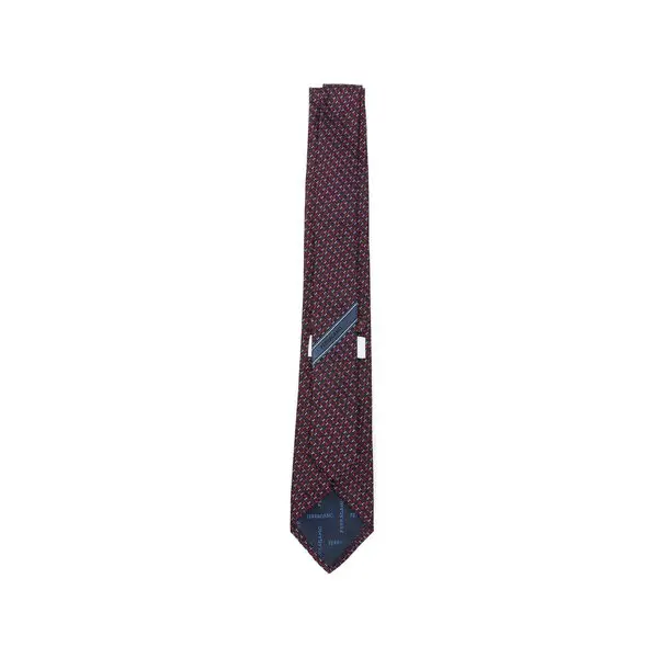FERRAGAMO Silk Neck Tie - Blue