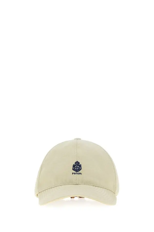 Prada Cotton Baseball Cap - Yellow
