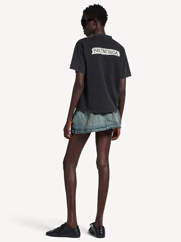 Balenciaga Jersey T-shirt - Black