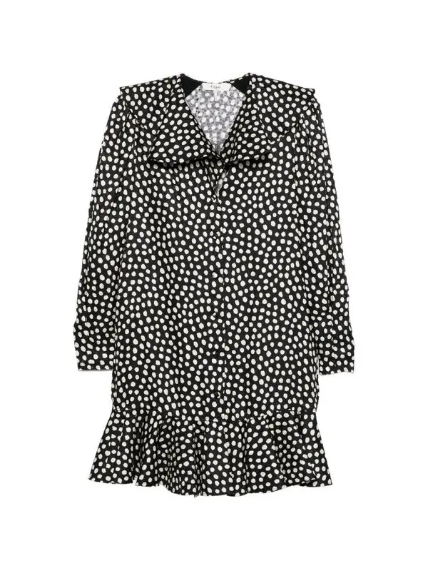 Chloé Long-sleeved Mini Dress