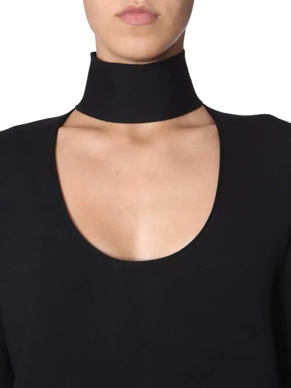 Bottega Veneta High Neck Dress