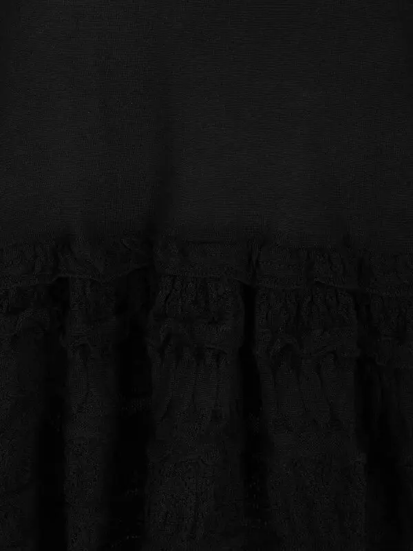 Alaïa Cryoline Wool Top - Black