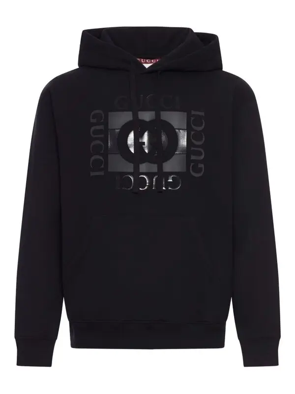 Gucci Logo Cotton Hoodie - Multicolor