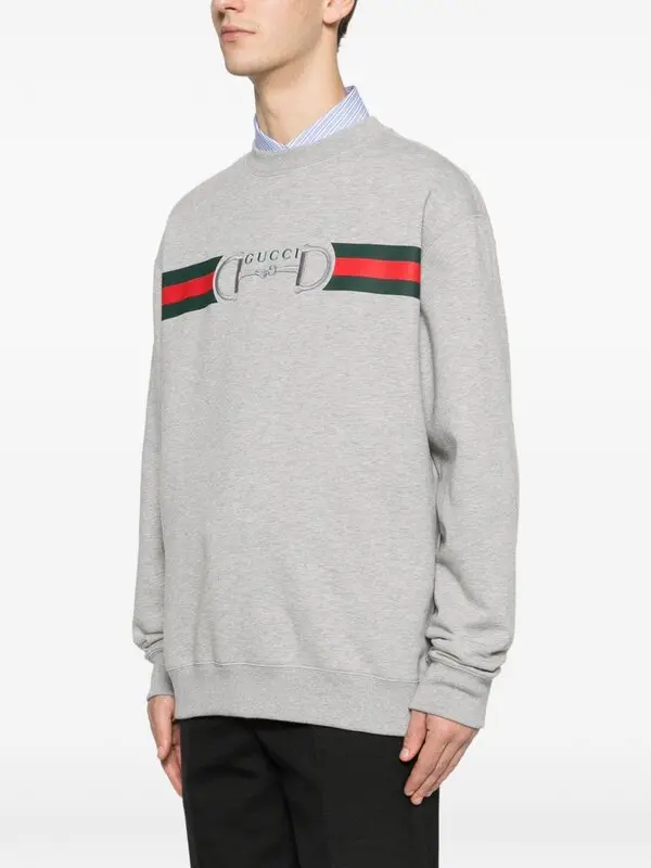 Gucci Logo Cotton Sweatshirt - Multicolor