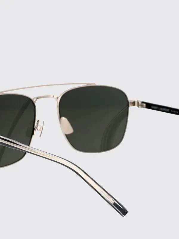 Saint Laurent Sl 665 Sunglasses In Acetate And Metal - Silver