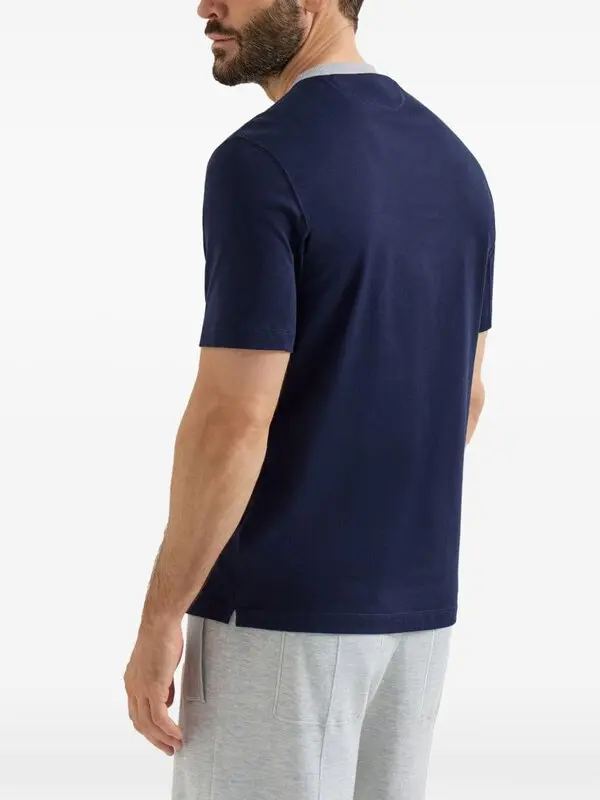 Brunello Cucinelli Logo Cotton T-shirt