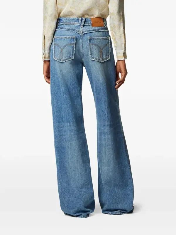Versace Low-waist Boyfriend Jeans