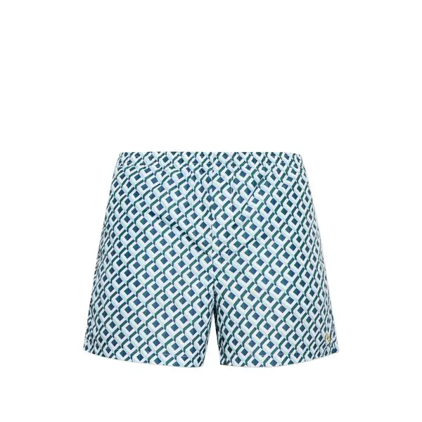 Casablanca Beachwear Swim Shorts - White