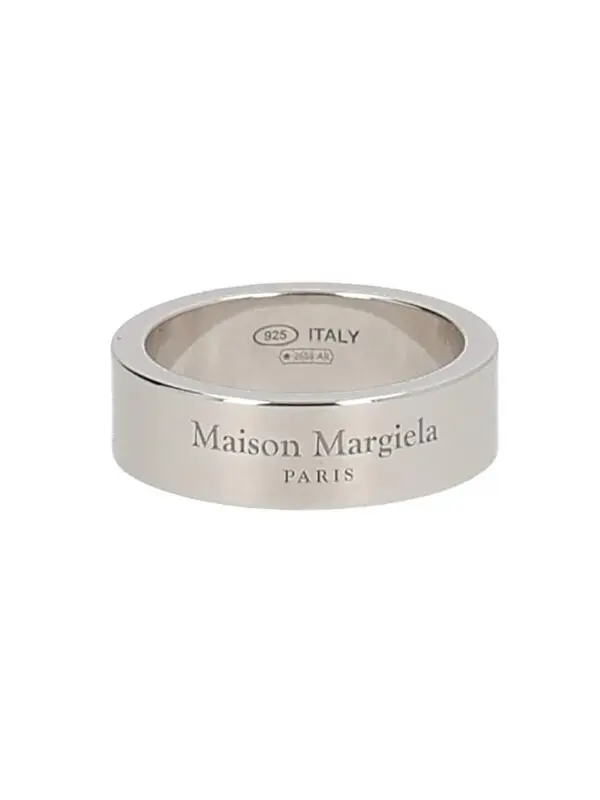 MAISON MARGIELA Logo Ring - Gray