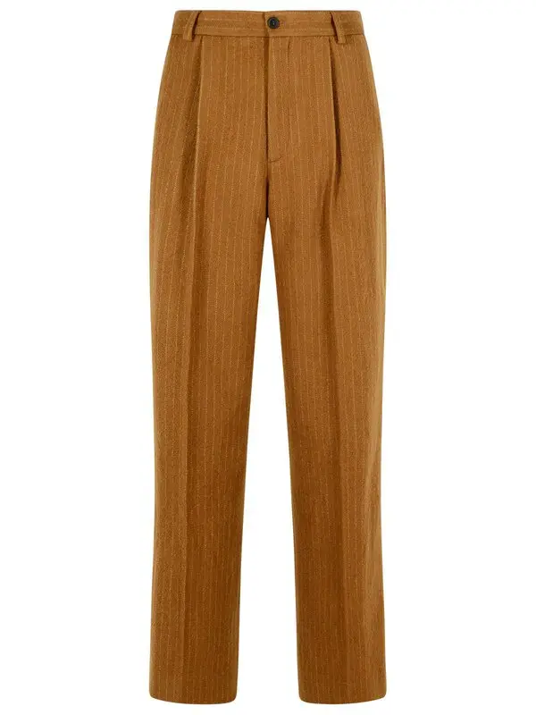 Dries Van Noten Penrud' Straight Wool Pants