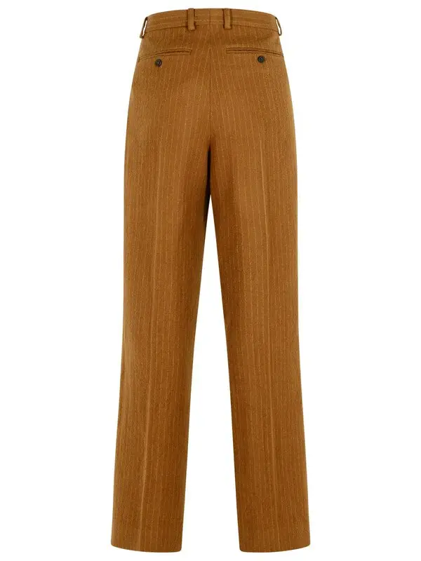 Dries Van Noten Penrud' Straight Wool Pants