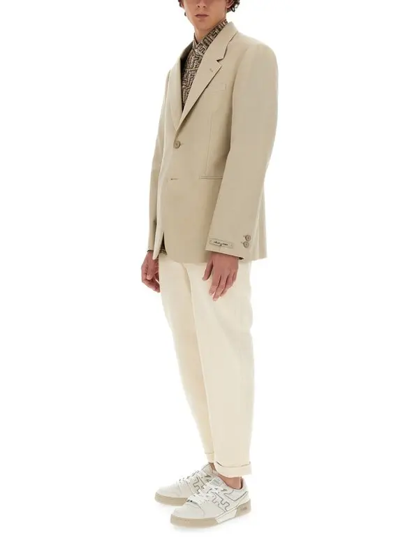 Fendi Virgin Wool Tailored Jacket