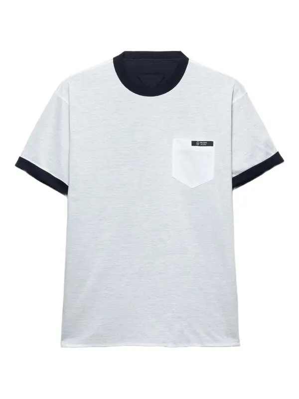 Prada Reversible Cotton T-shirt - Multicolor